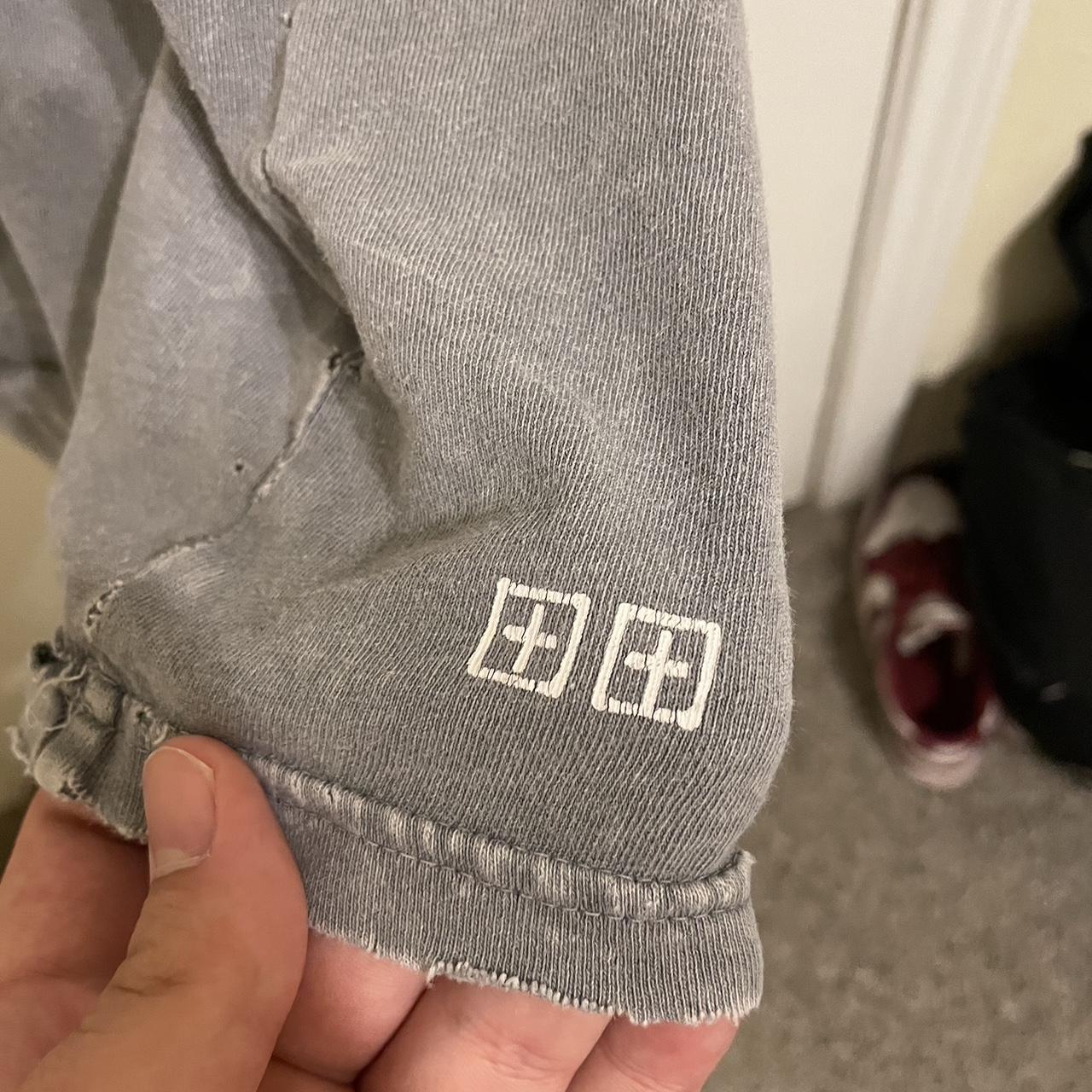 Ksubi pre-distressed tee, grey color 2XL #Ksubi... - Depop