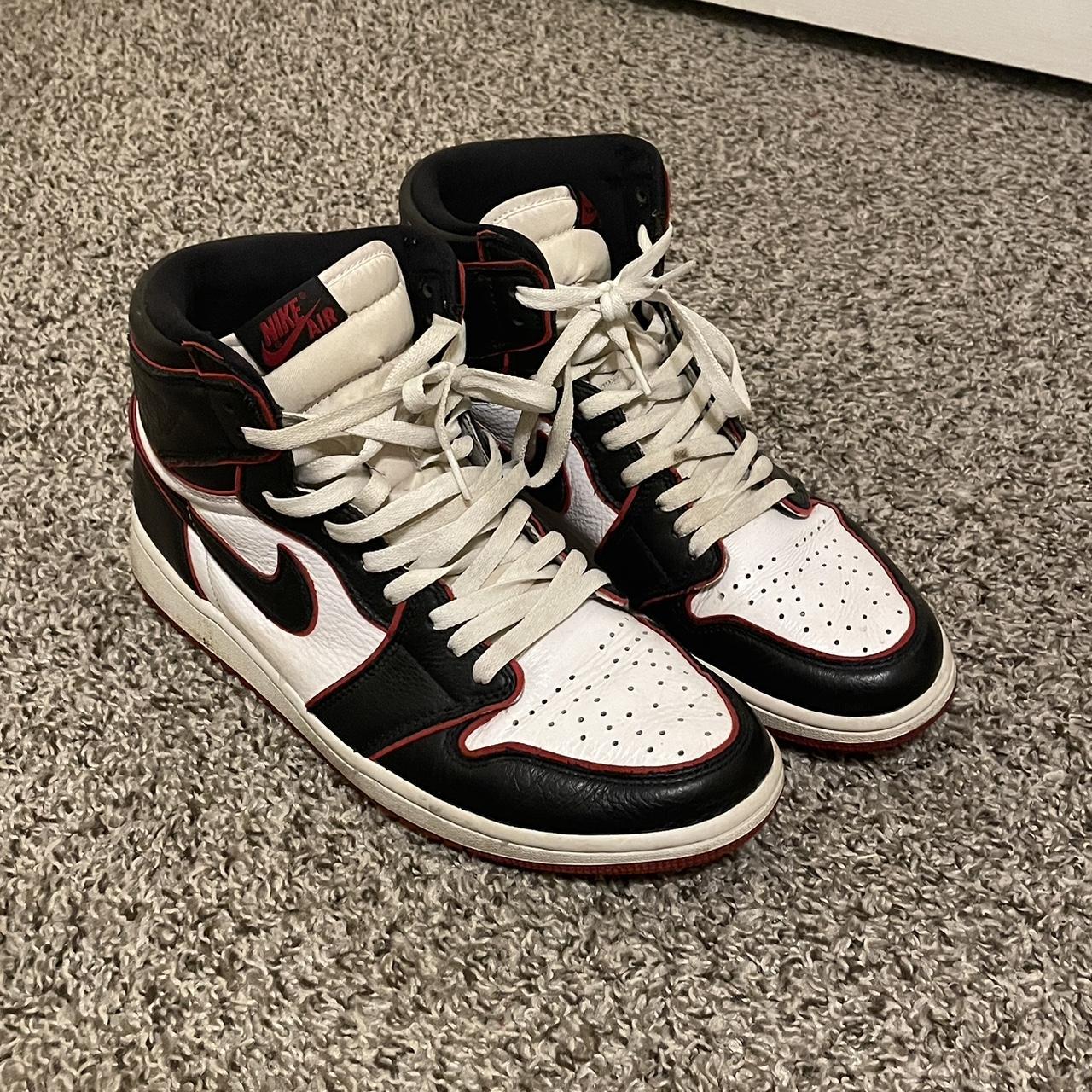 Air Jordan 1 “Bloodlines” used, creases and wear and... - Depop