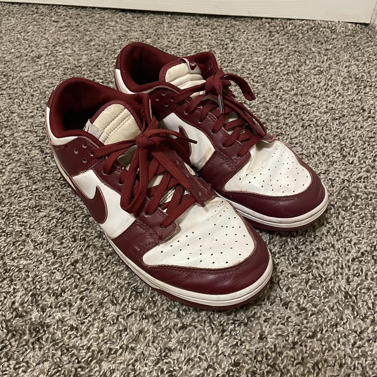 Nike Team Red Dunks, No box pretty dusted, in fair... - Depop