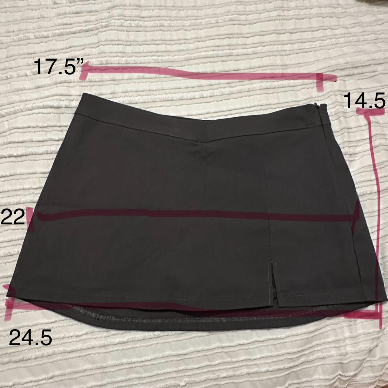 That's Hot Mini V Waist Skort Garage gray mini... - Depop