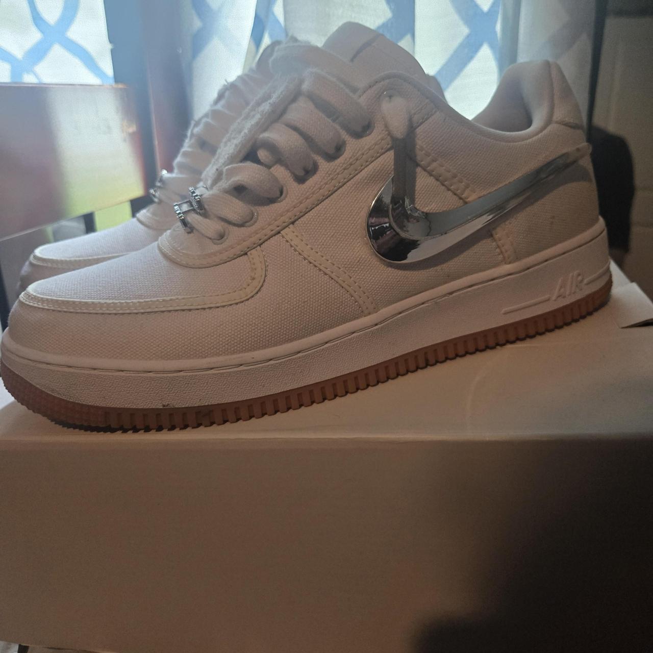 Travis scott Air Force One, non sail version Size... | Depop