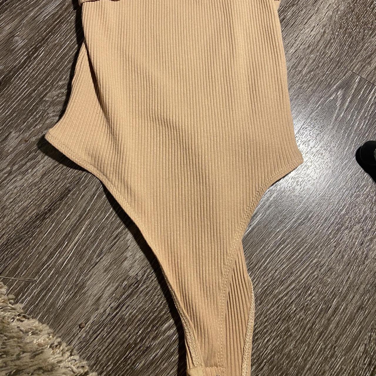 Women's Tan Bodysuit | Depop
