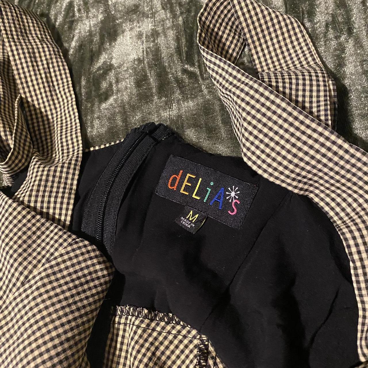 Delia's Women's Tan and Black Dress | Depop