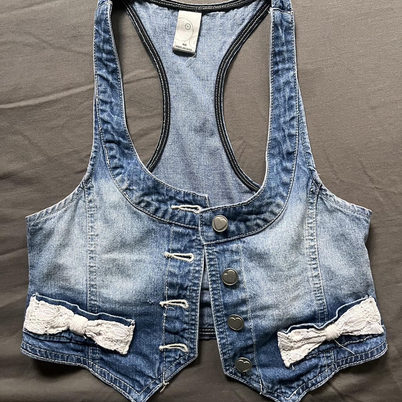 Y2K Target denim vest 💝 Will sell with vintage Lee... - Depop