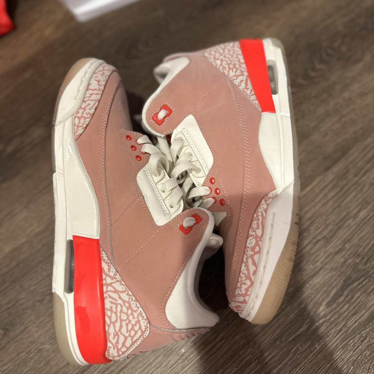 Rust Pink Jordan 3s size 9 women’s or 7.5 men’s.... | Depop