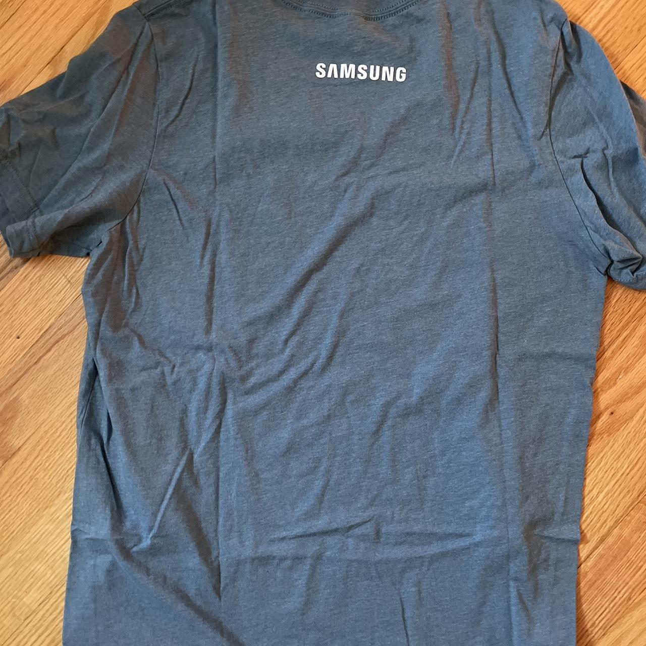 Cool Samsung shirt, only worn once! - Depop