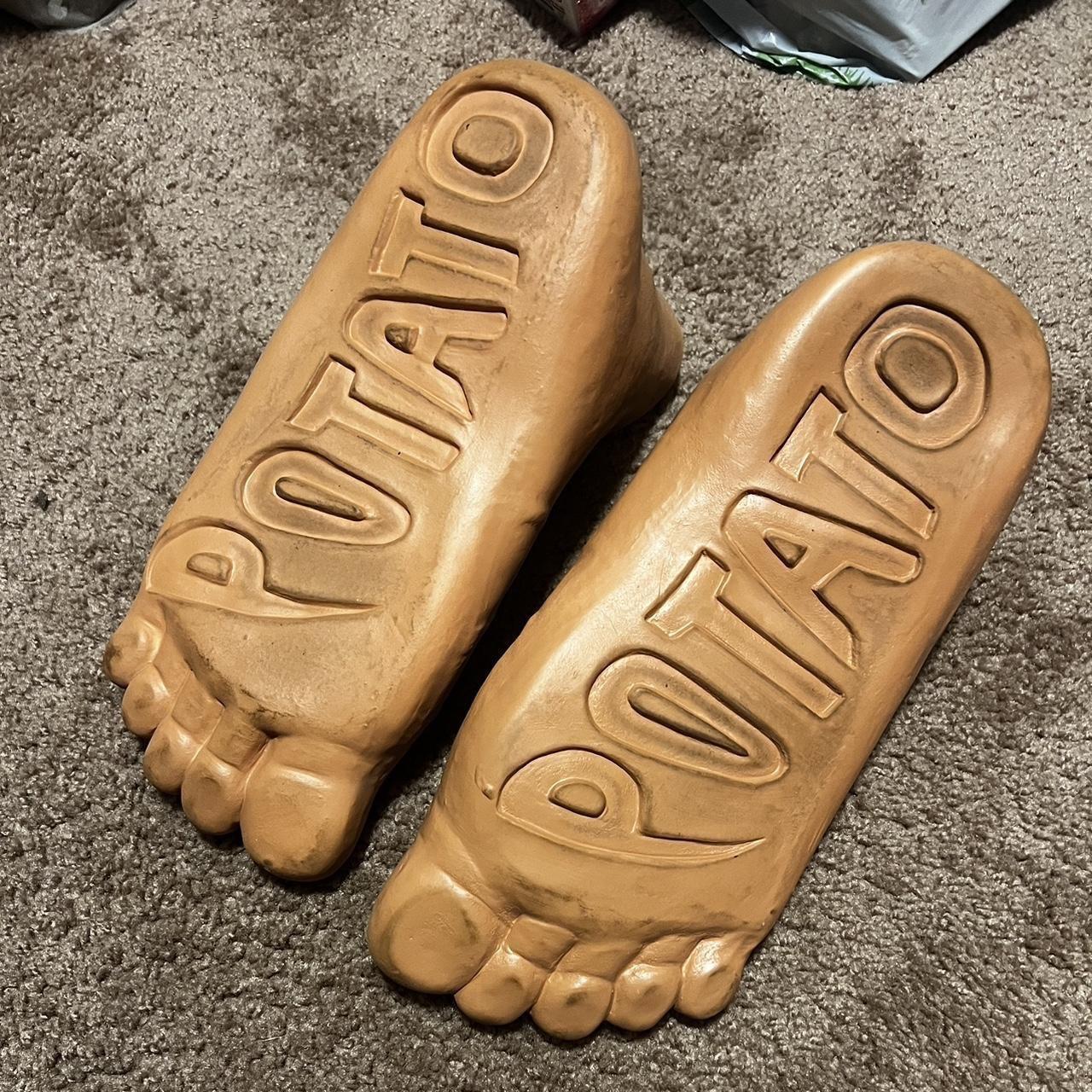 Imran potato tan color skin feet . Funny goofy... - Depop