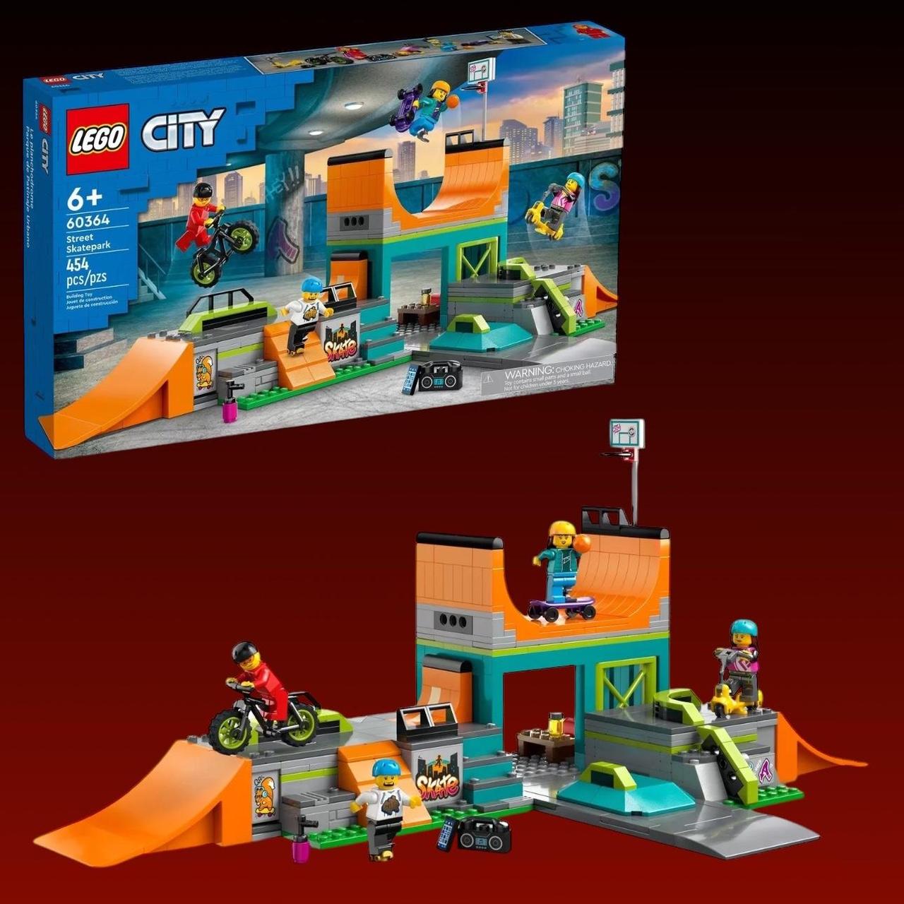 LEGO CITY Street Skate Park set! With 454 pieces,... | Depop