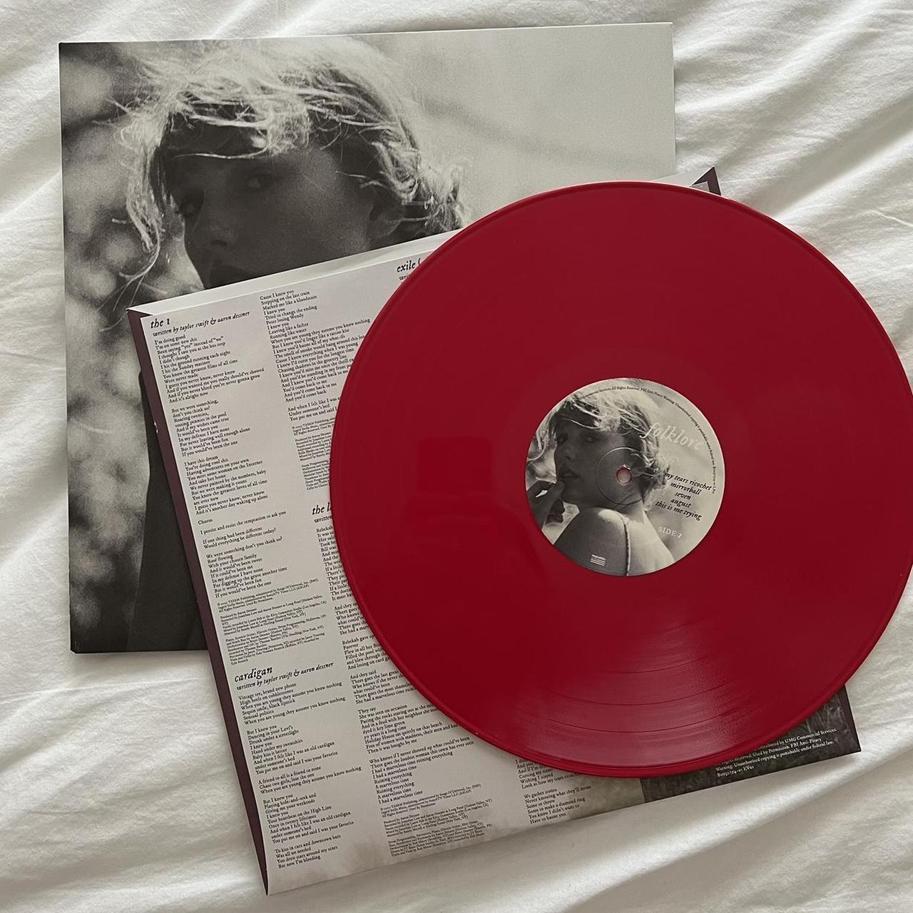 Folklore - Taylor Swift red vinyl from target - Depop
