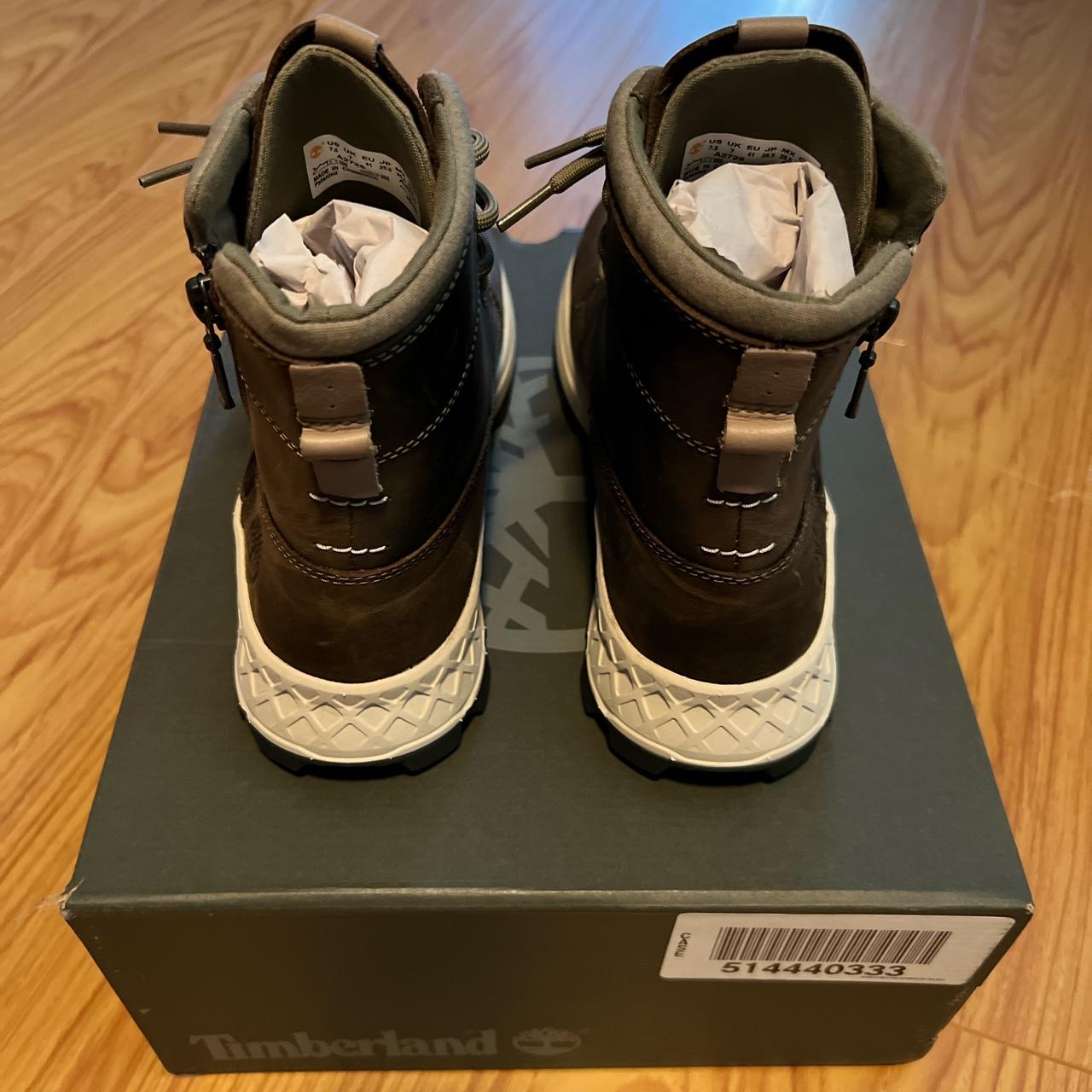 #TIMBERLAND “NEW” BOOT -BROOKLYN SIDE ZIP BOOT OLIVE... - Depop