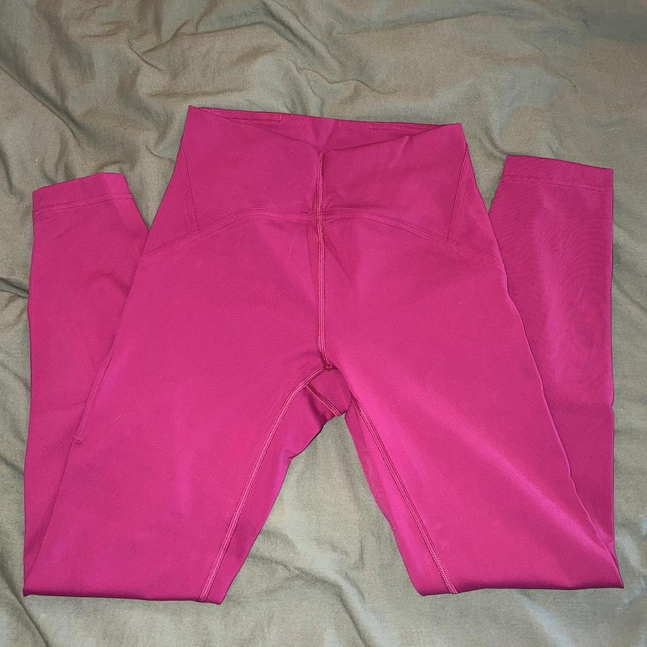 Cute hot pink Lululemon leggings i think these are... - Depop