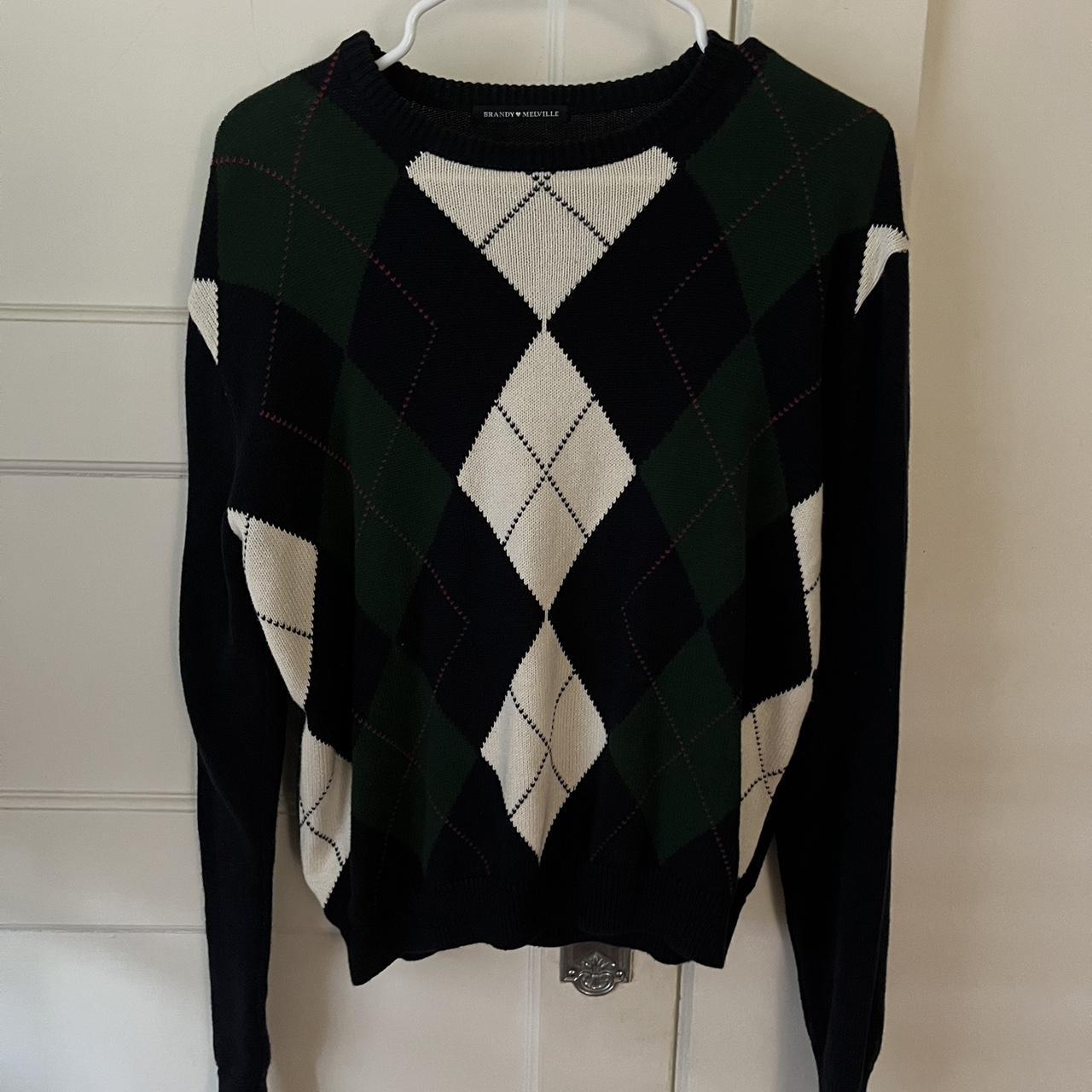 Brand: Brandy Melville Color: Navy / multi color... - Depop