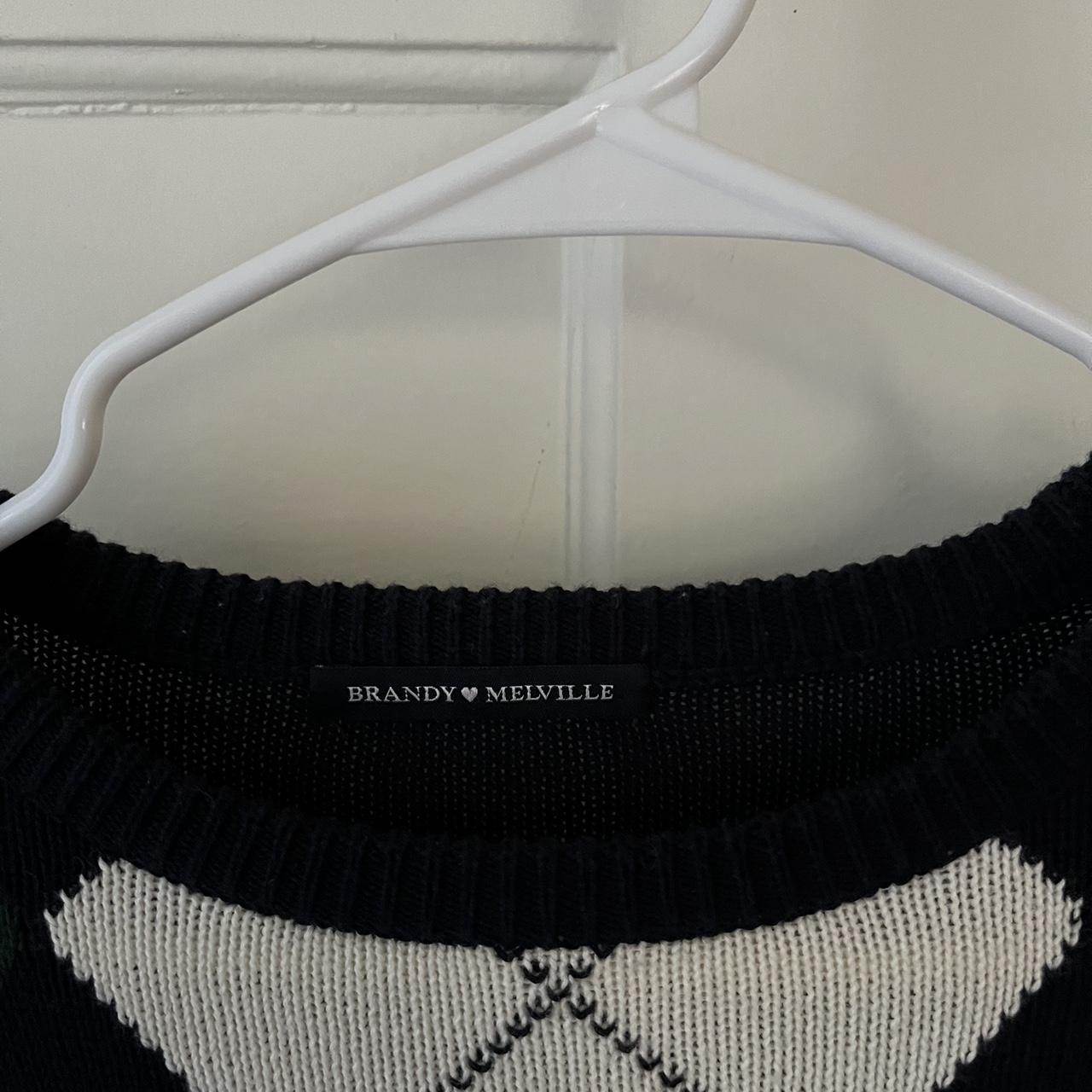 Brand: Brandy Melville Color: Navy / multi color... - Depop