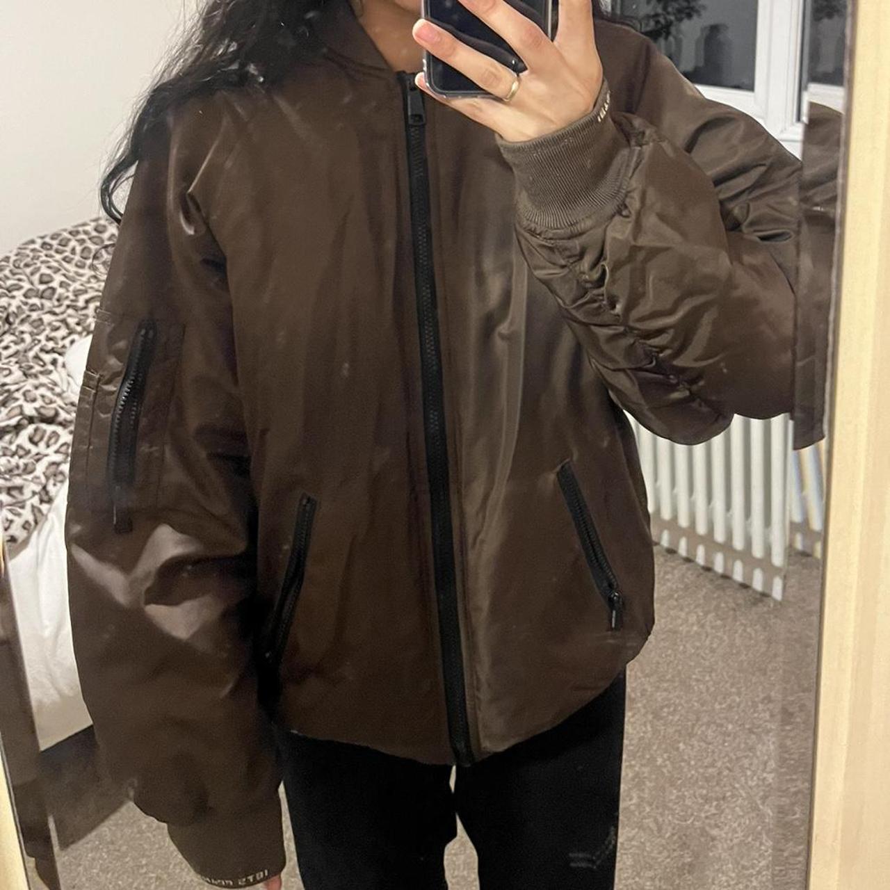 Urban Outfitters Women's Brown Coat | Depop