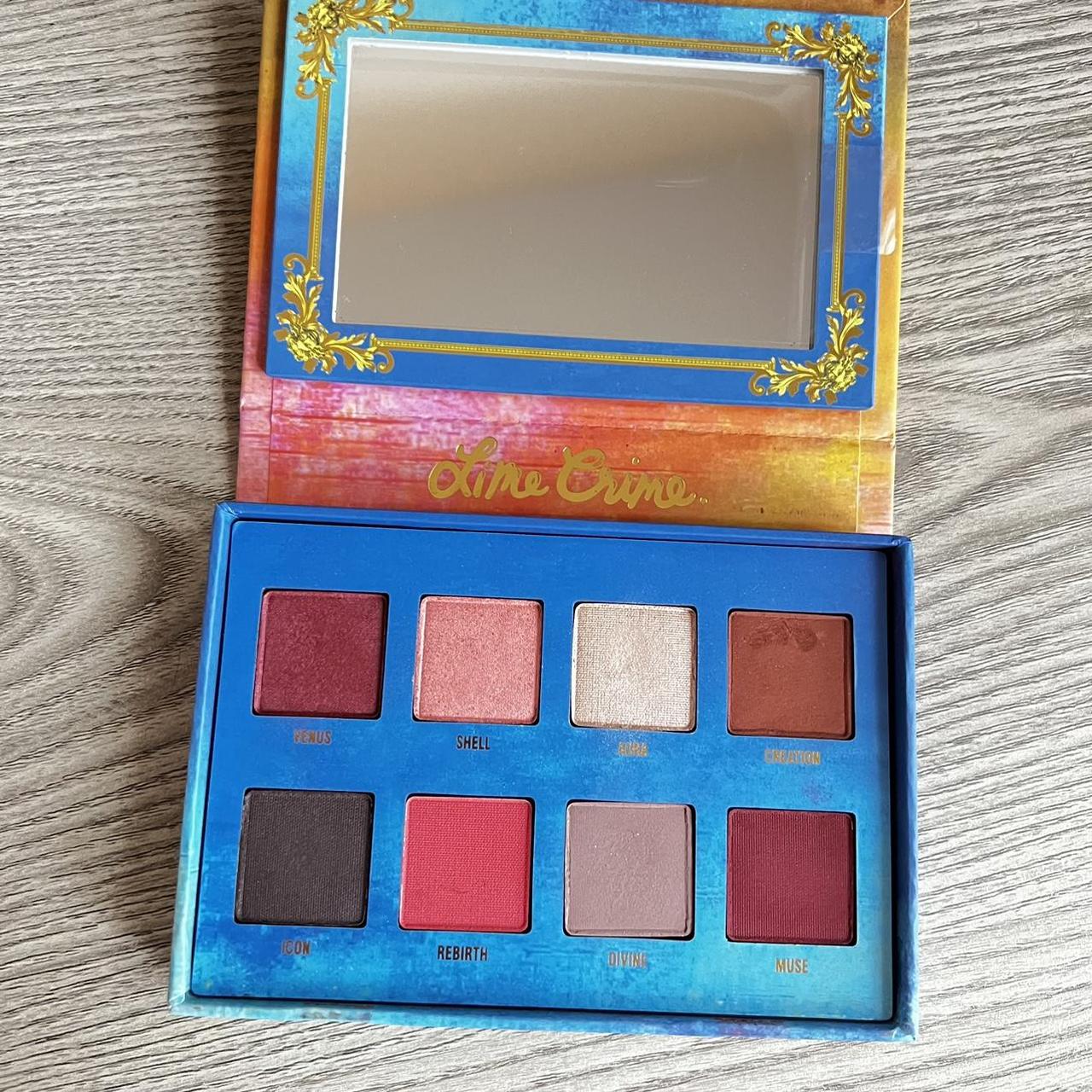 Lime Crime Venus Eyeshadow Palette Only swatched colors - Depop