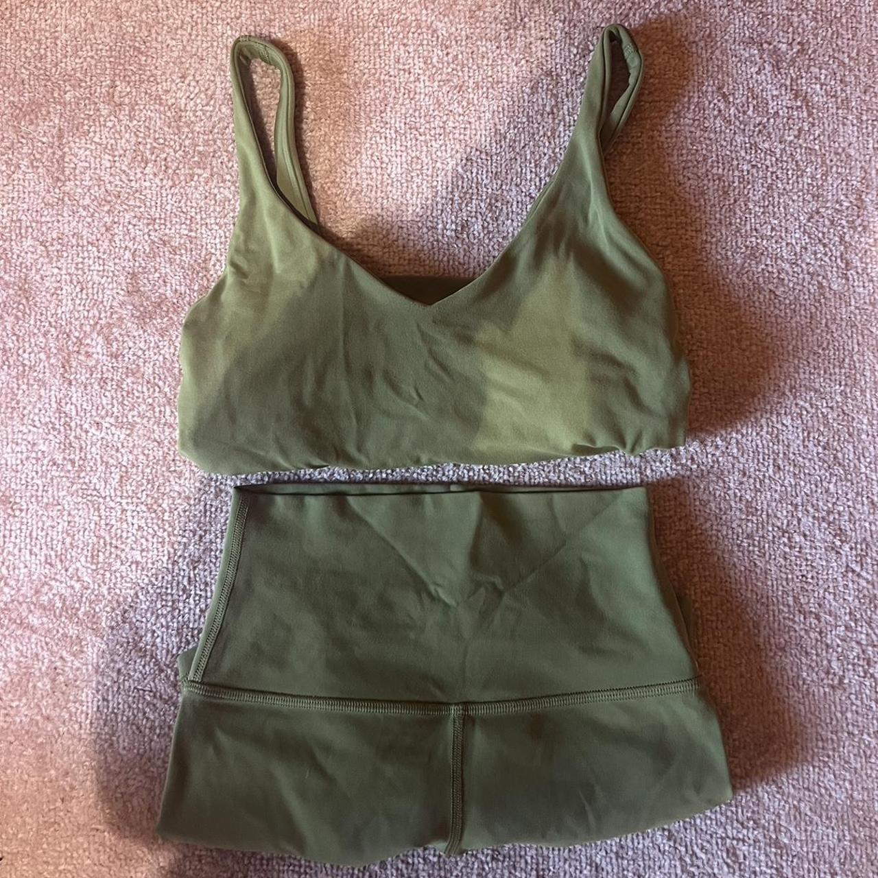 Perfect condition lululemon set size 2, align top... - Depop