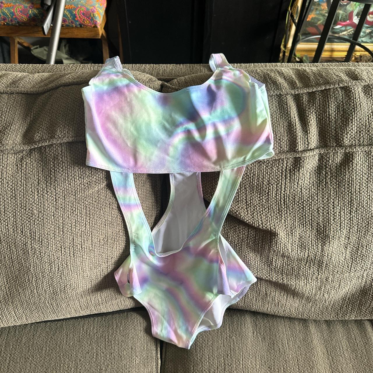 Cute rave body suit! Size small. From dollskill.... - Depop