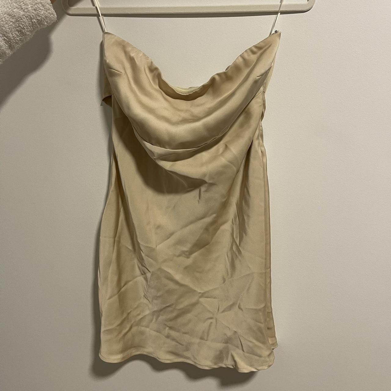 Tube dress with bow detailing in the back. Super... - Depop