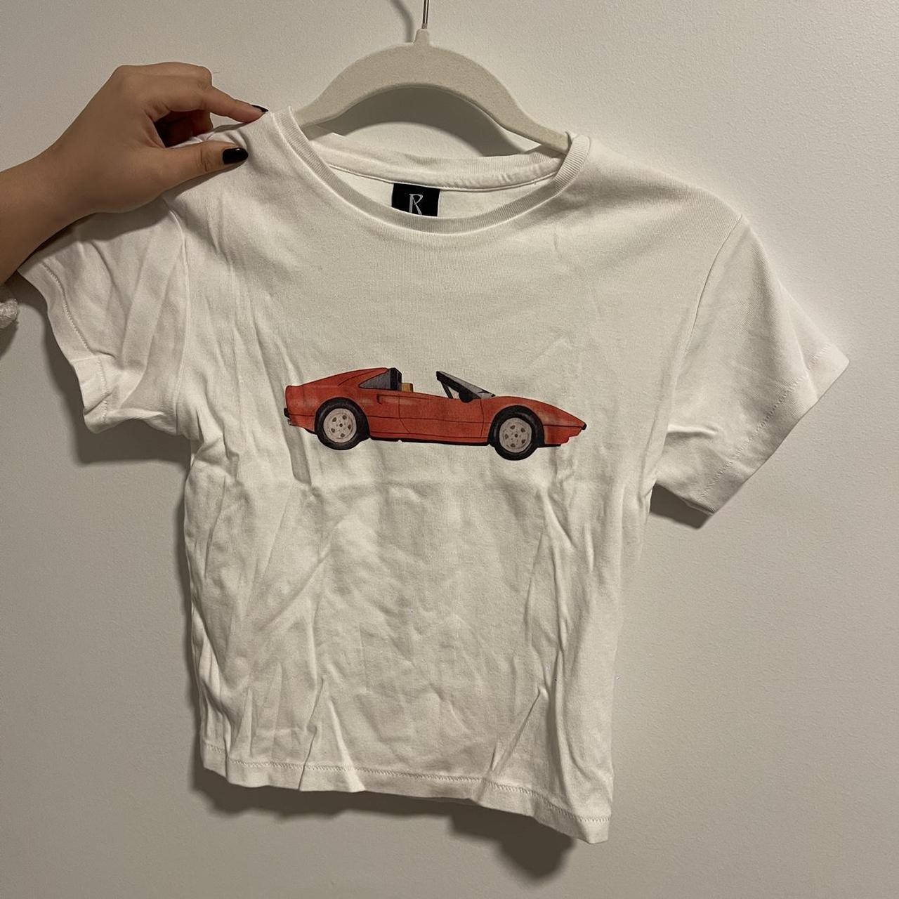 Realization Par car baby tee. Basically brand new - Depop
