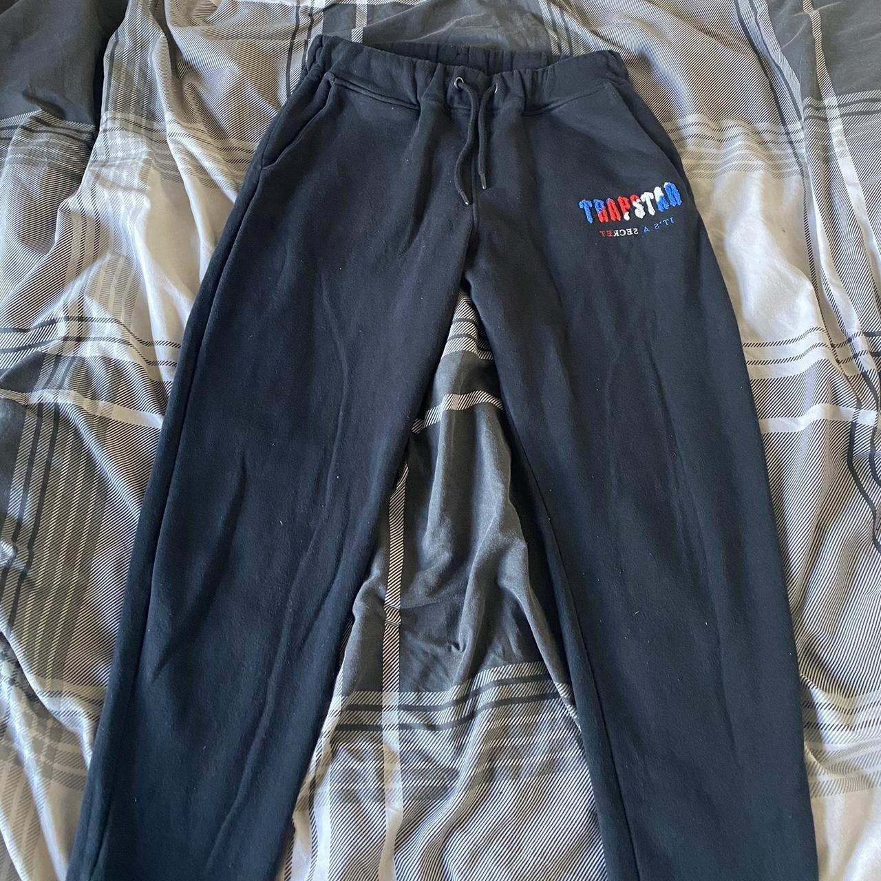 Trapstar Chenille Decoded Black... - Depop