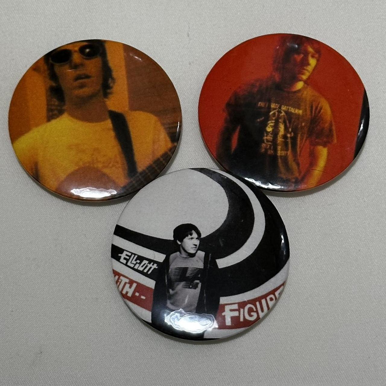 58mm/2.25in Elliott Smith Pin Set handmade... - Depop