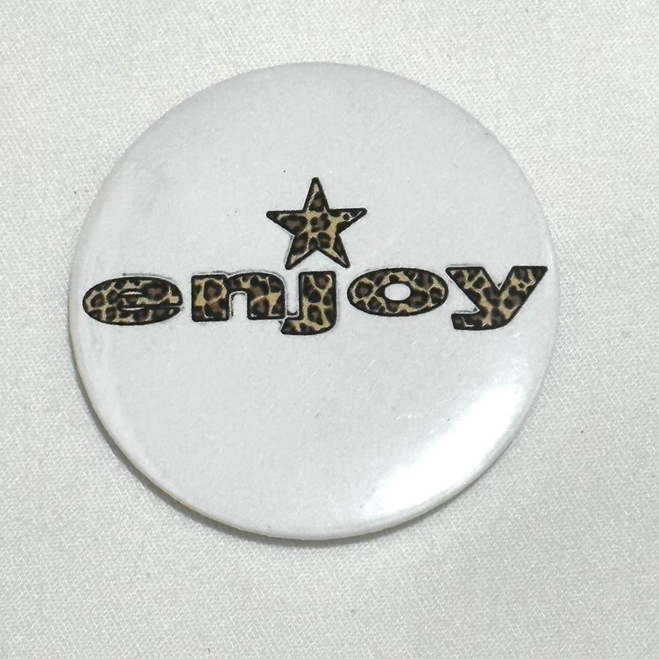 58mm/2.25in Enjoy Pin Set handmade #enjoy... - Depop