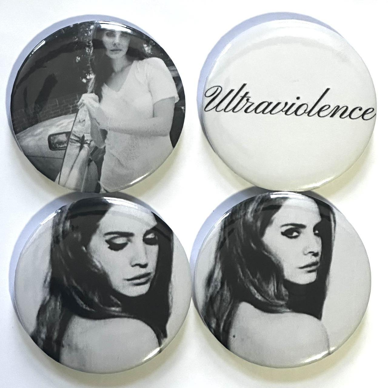 58mm/2.25in Lana Del Rey pin set handmade... - Depop