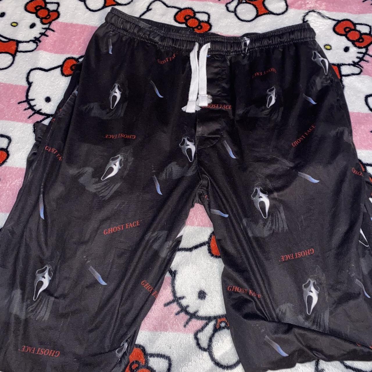 ghost face pj pants!! very soft and... - Depop