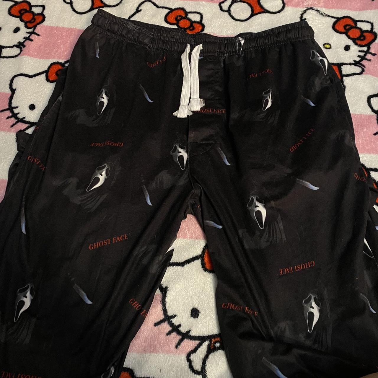 ghost face pj pants!! very soft and... - Depop