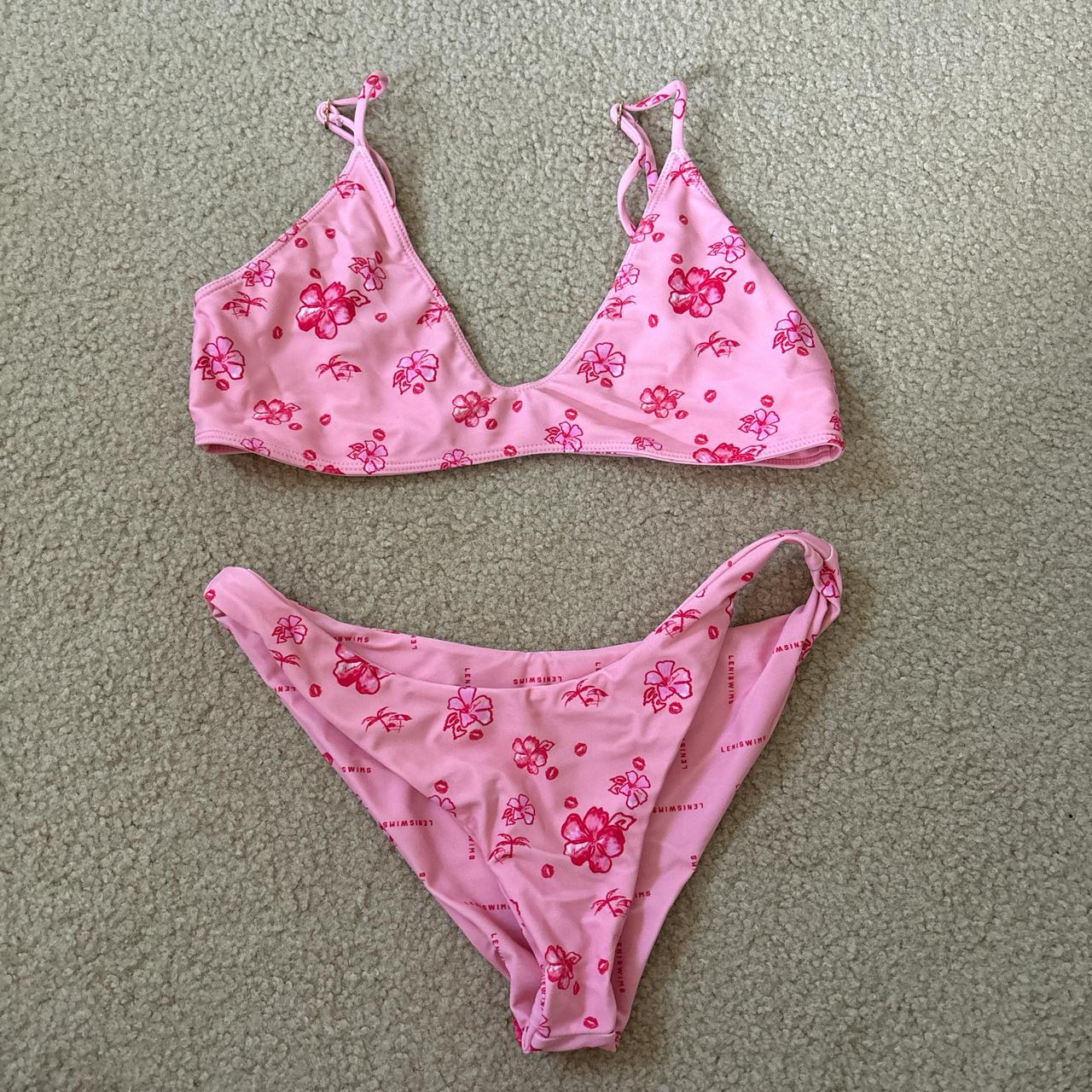 leni swims bikini medium top small bottoms - Depop
