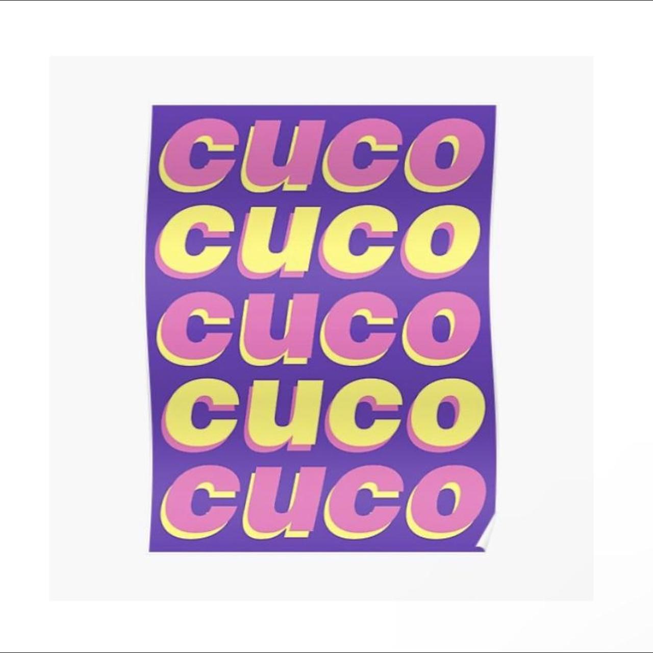 cuco poster 16.4" x 21.4" semi gloss has mini holes... - Depop