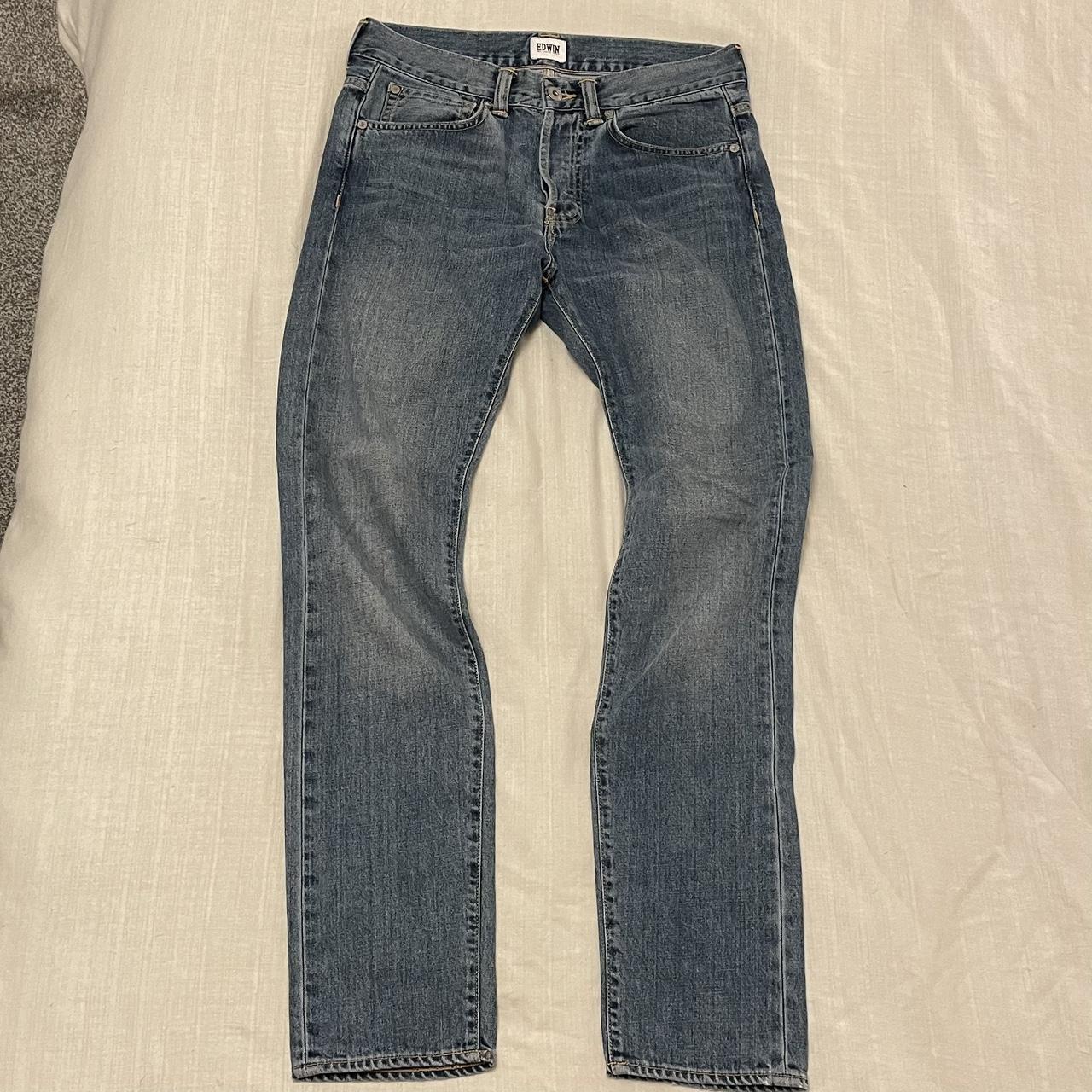 EDWIN ED-80 Slim Tapered 29” waist x 30” leg Good... - Depop
