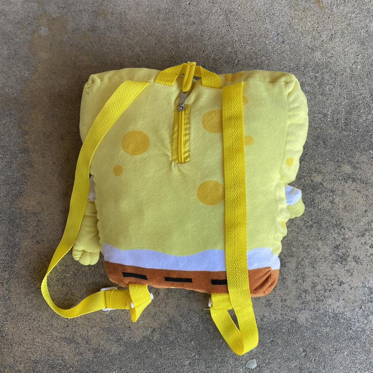 SpongeBob plush backpack No tears or rips.... - Depop