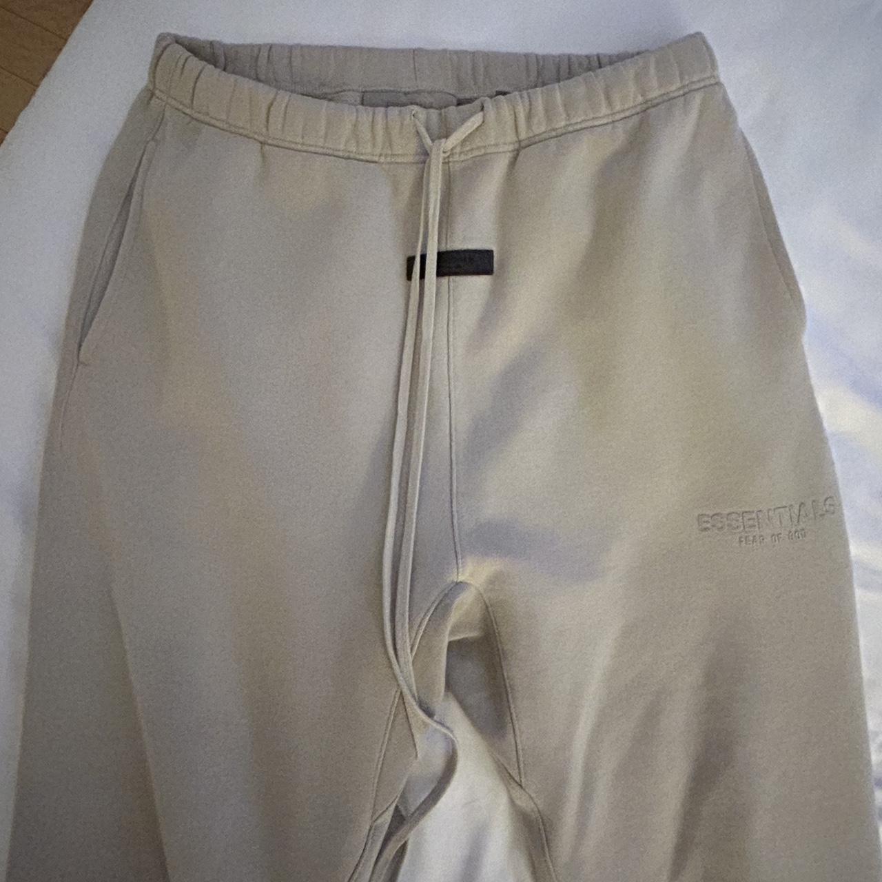 ESSENTIALS FEAR GOD sweatpants UNISEX tan XL has... - Depop