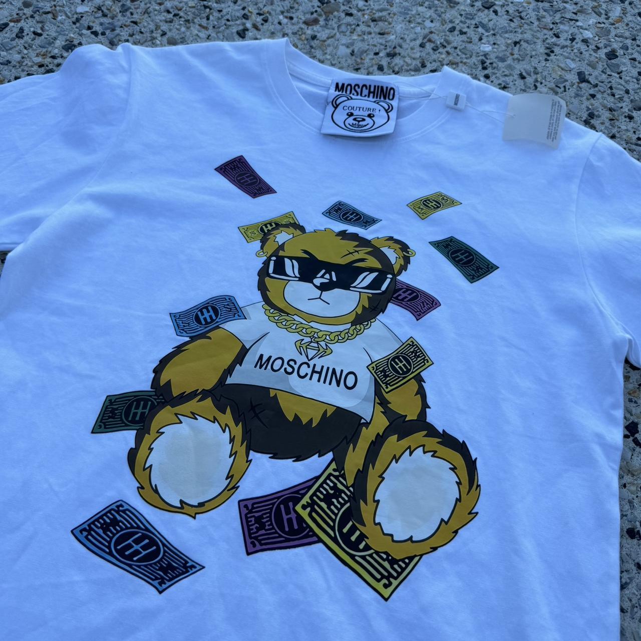 moschino teddy bear money T-shirt. Brand new with... - Depop