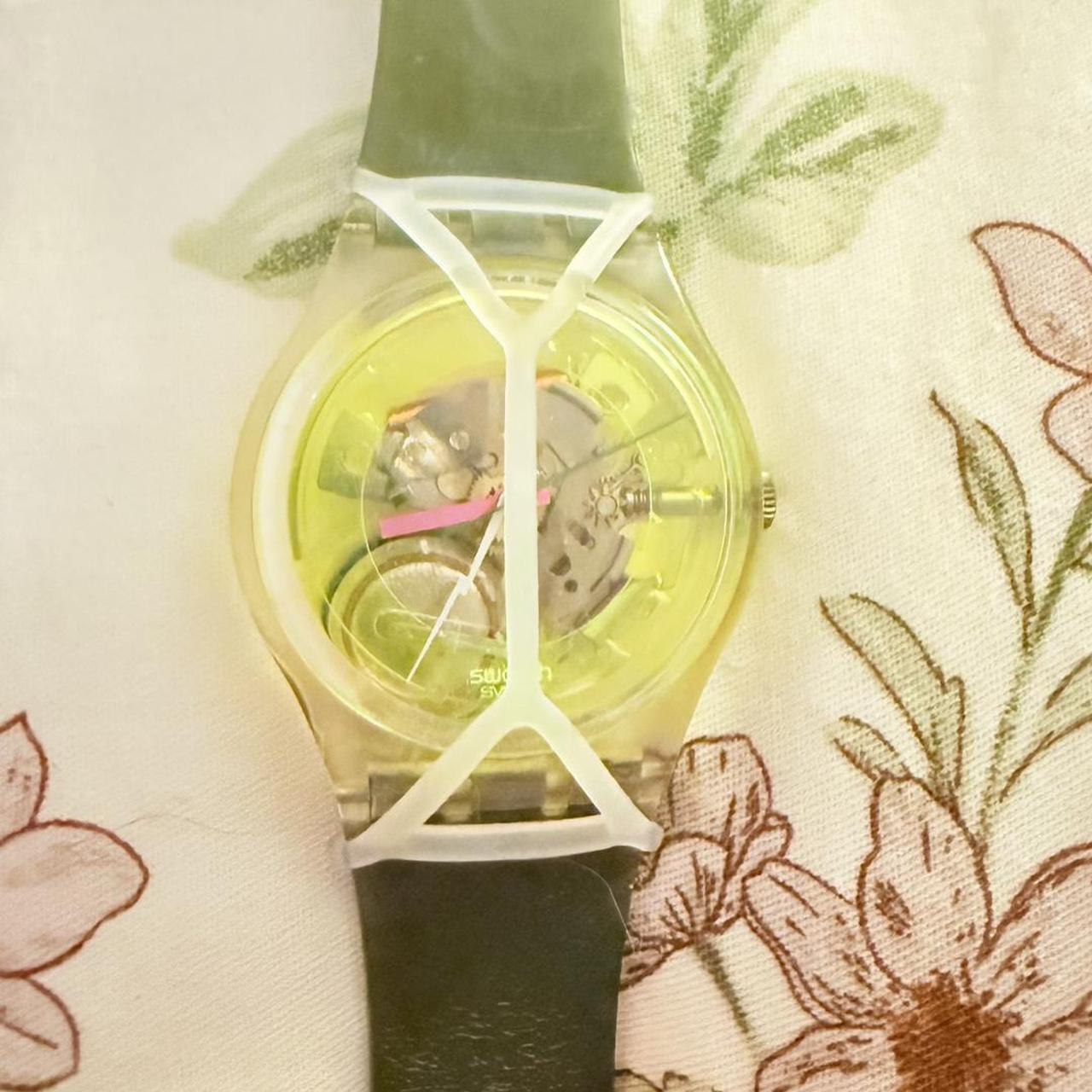 80’s clear see through Swatch watch ⏱️ Was my mom’s... | Depop