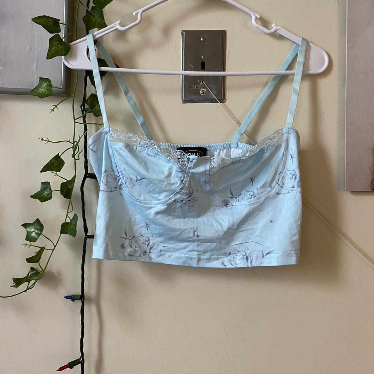 New cider lacy top never worn size small it’s pretty... - Depop