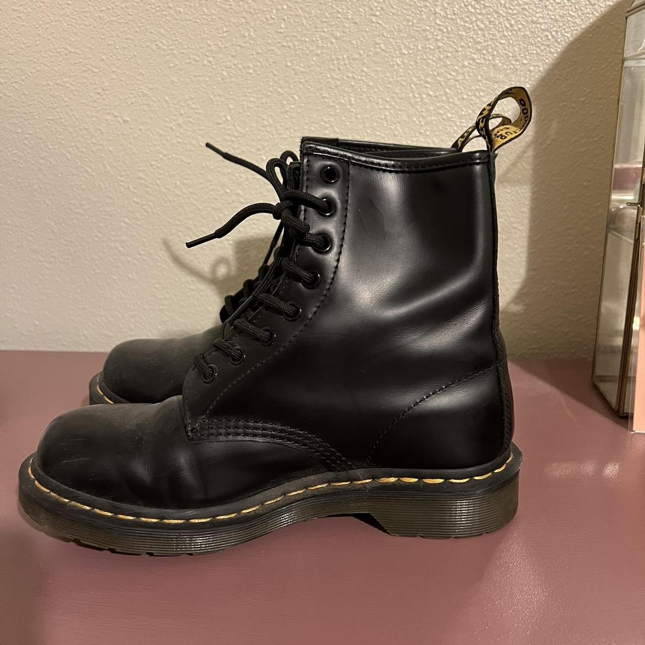 dr. marten 1460, black not broken in - Depop