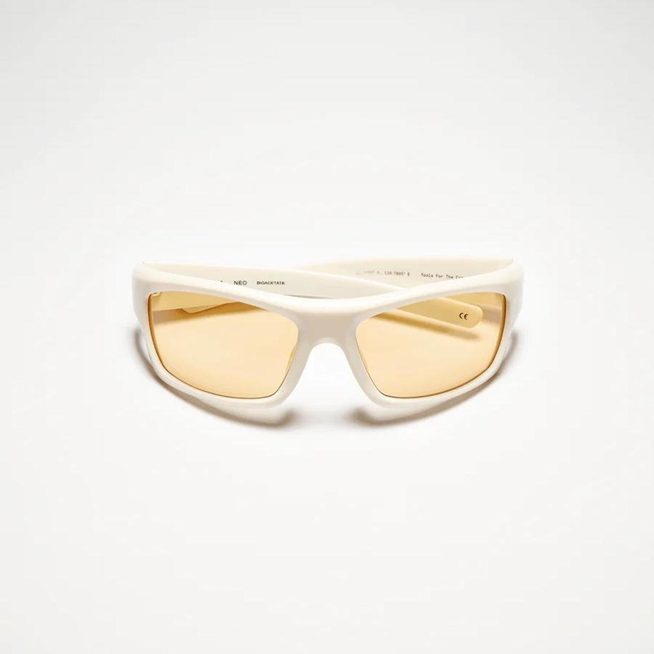 Lexxola white neo sunglasses Comes with original... - Depop