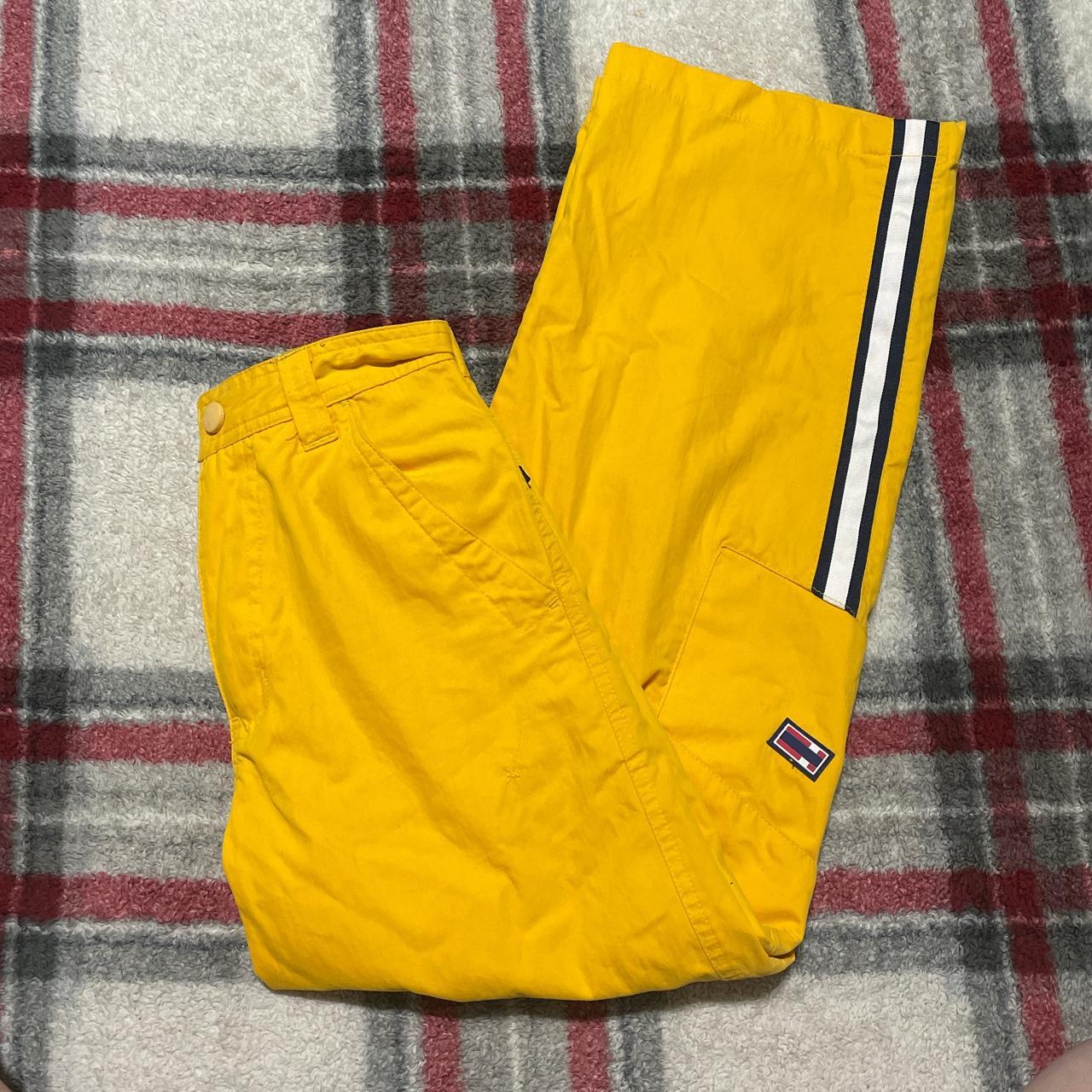 Bugle Boy Women's Yellow Trousers | Depop