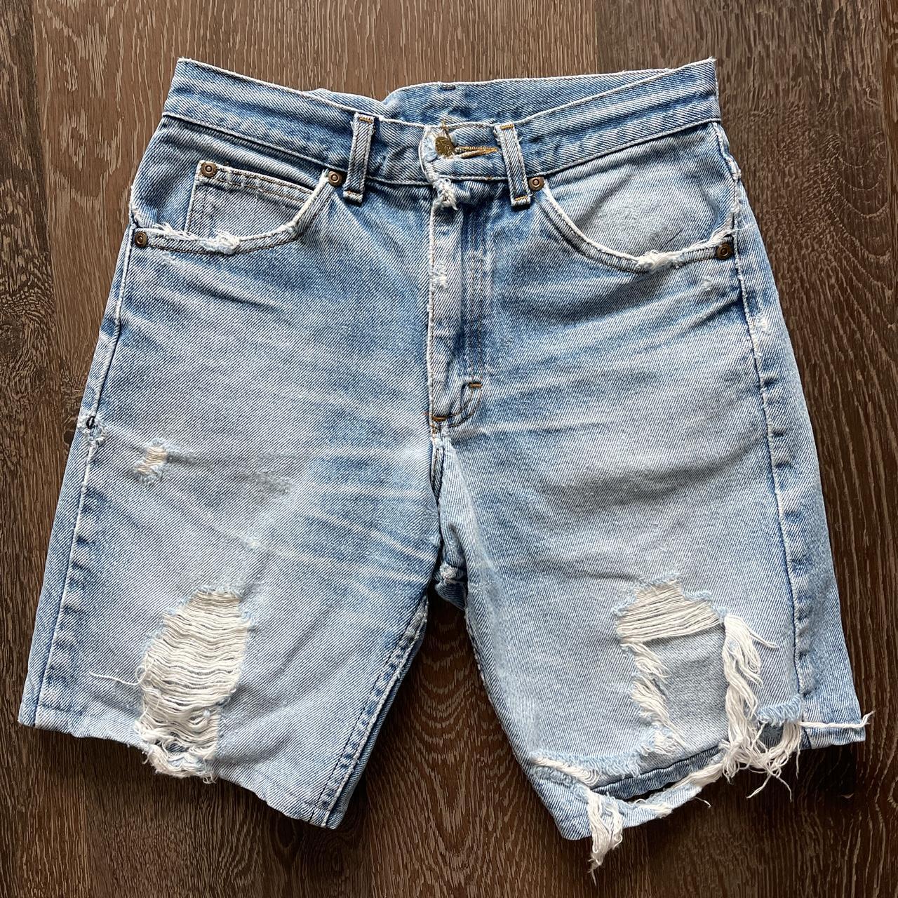 Vintage 90s Lee jeans shorts Perfectly worn in.... - Depop