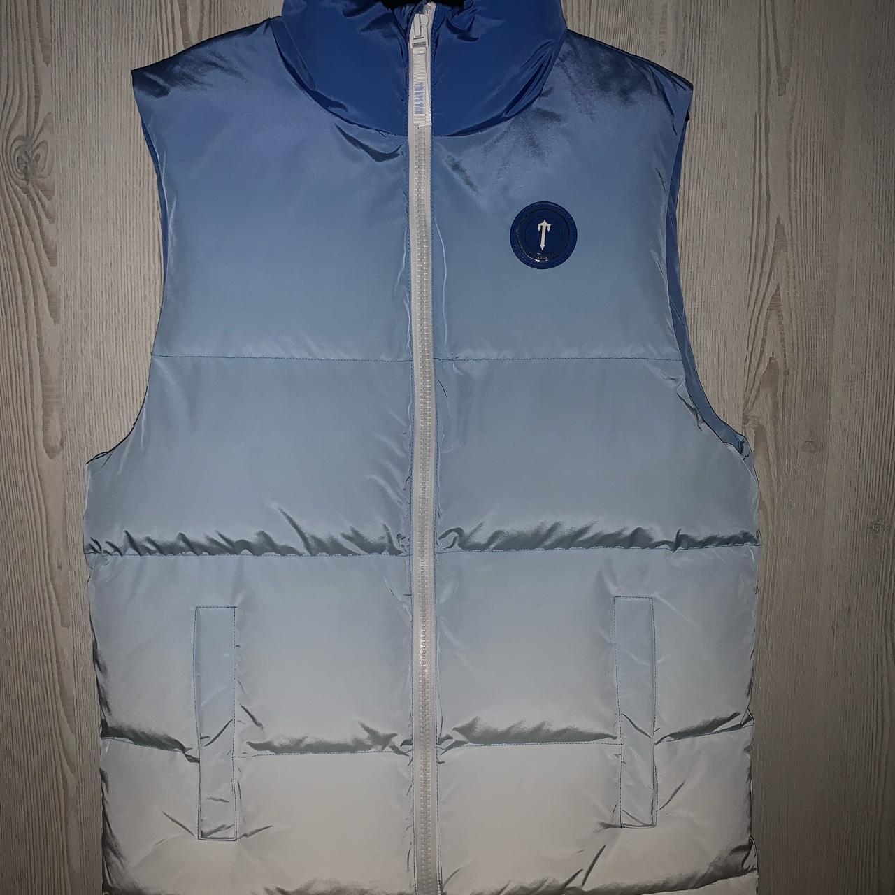 Trapstar Men's Blue Gilet | Depop