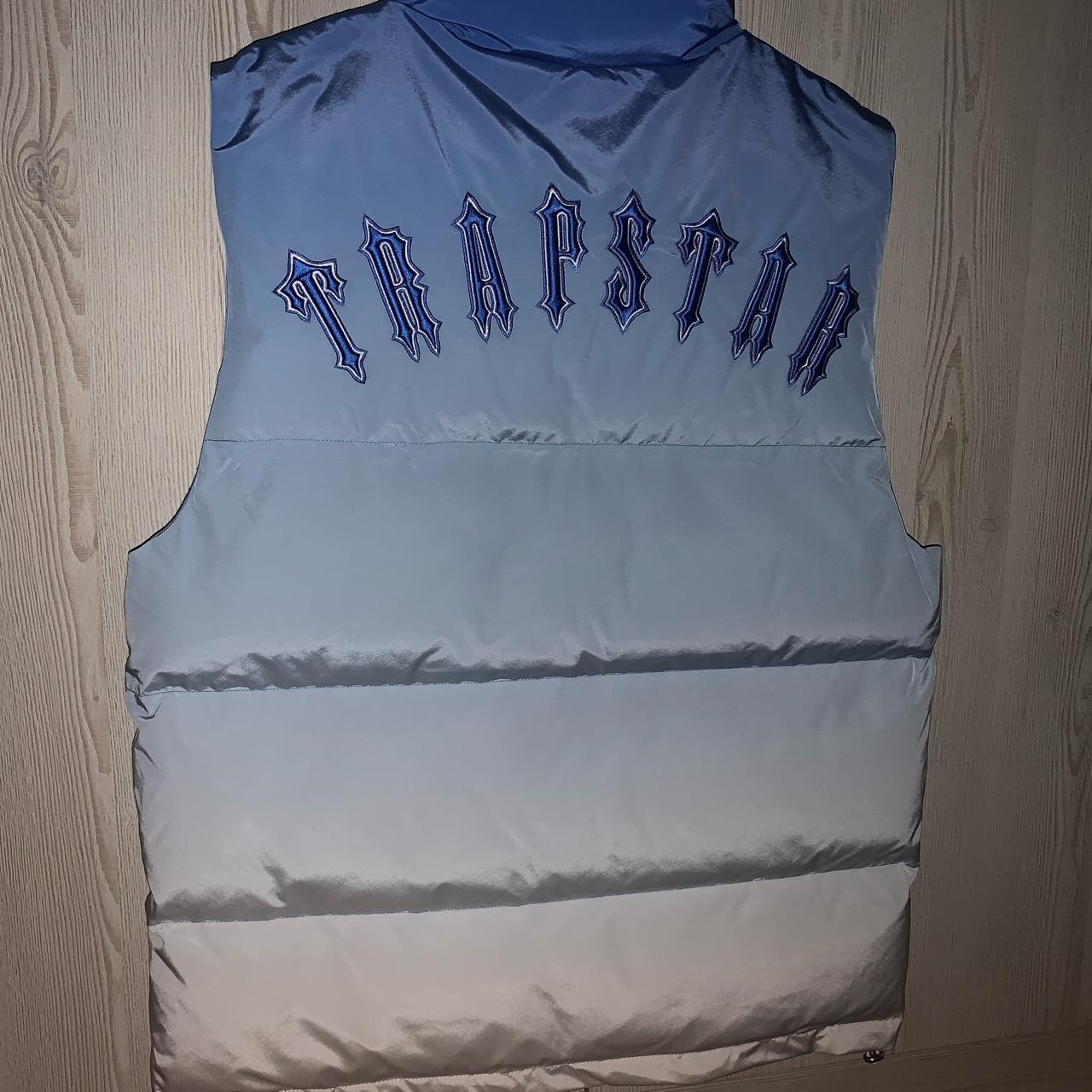 Trapstar Men's Blue Gilet | Depop