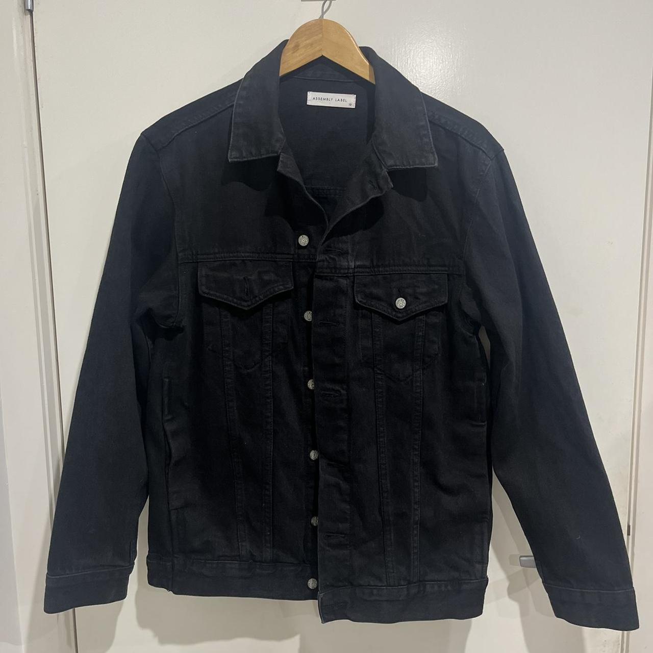 Assembly Label denim black jacket. Only worn a... - Depop