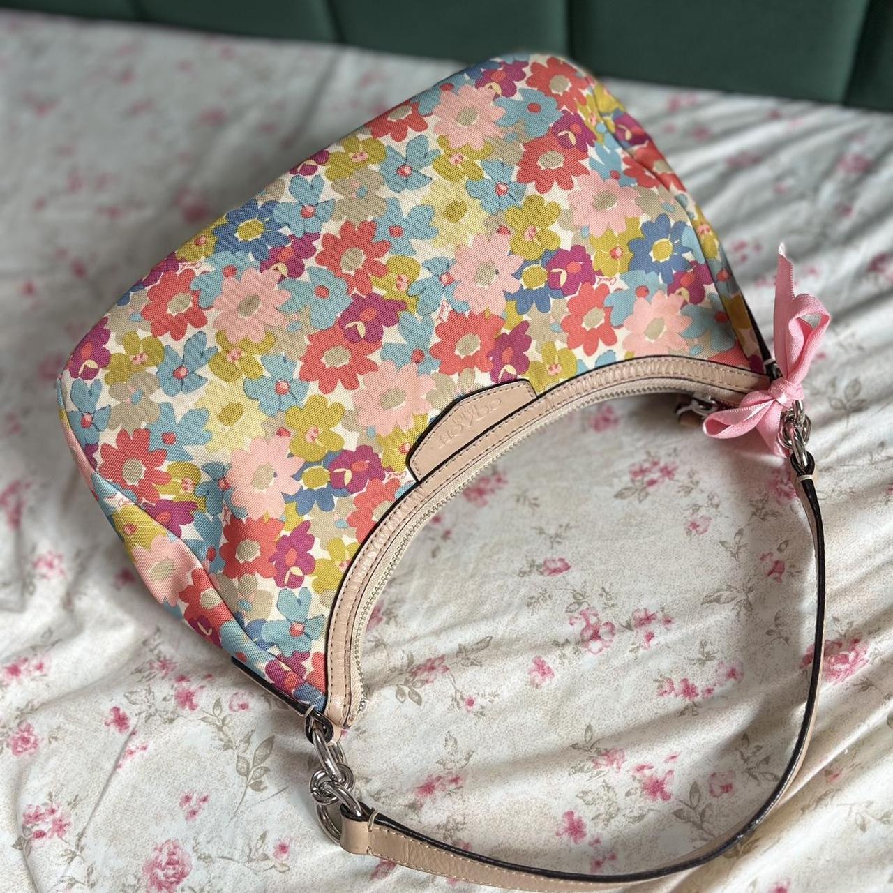 Vintage coach floral purse DISCOUNTED FOR LIMITED... | Depop