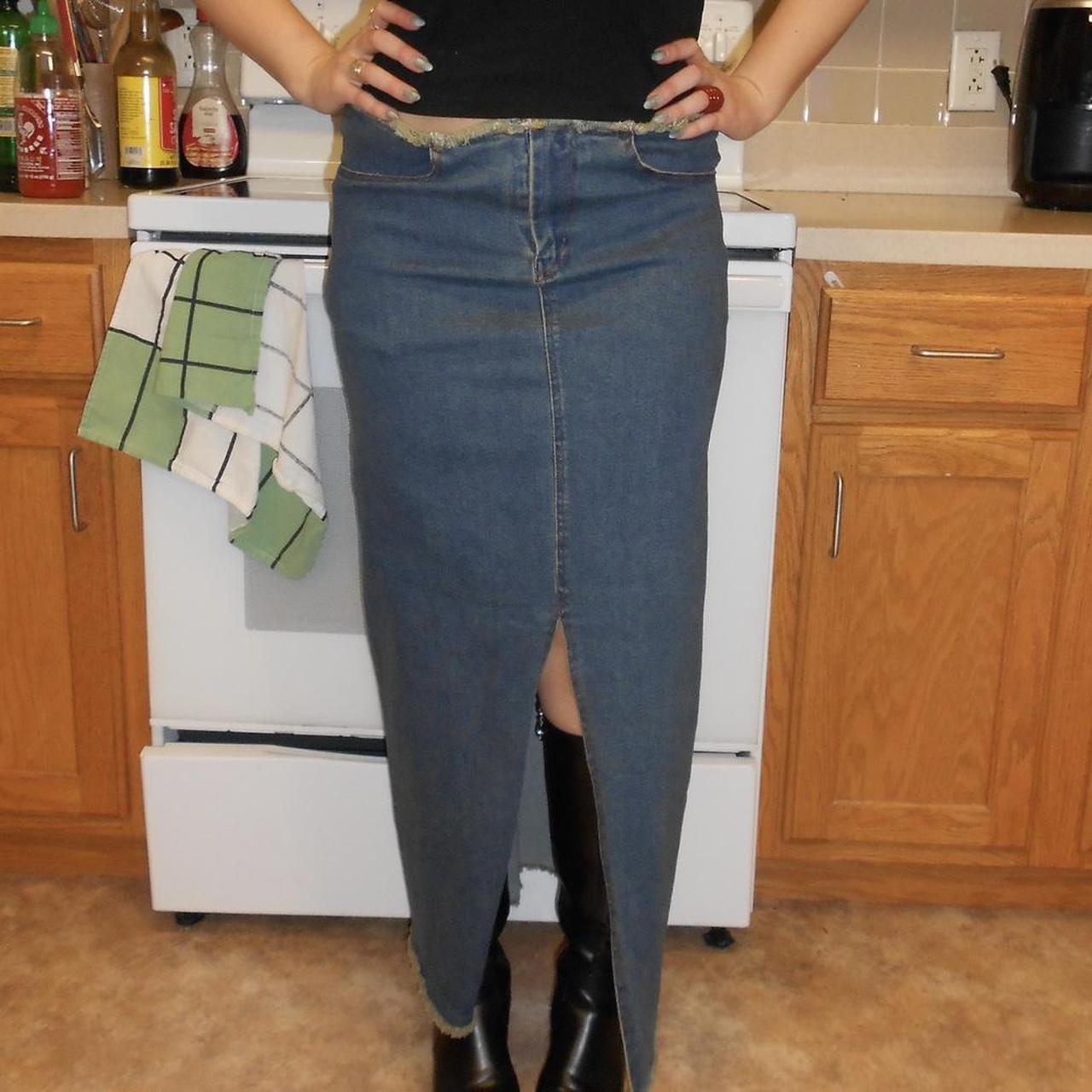 Motel Rocks denim shirt! Love this skirt just not my... - Depop