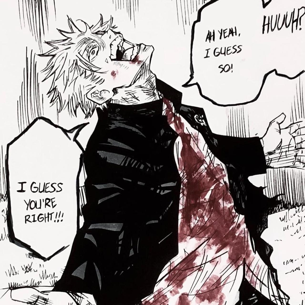 GOJO SATORU FROM JUJUTSU KAISEN 🟣 micron pen on... - Depop