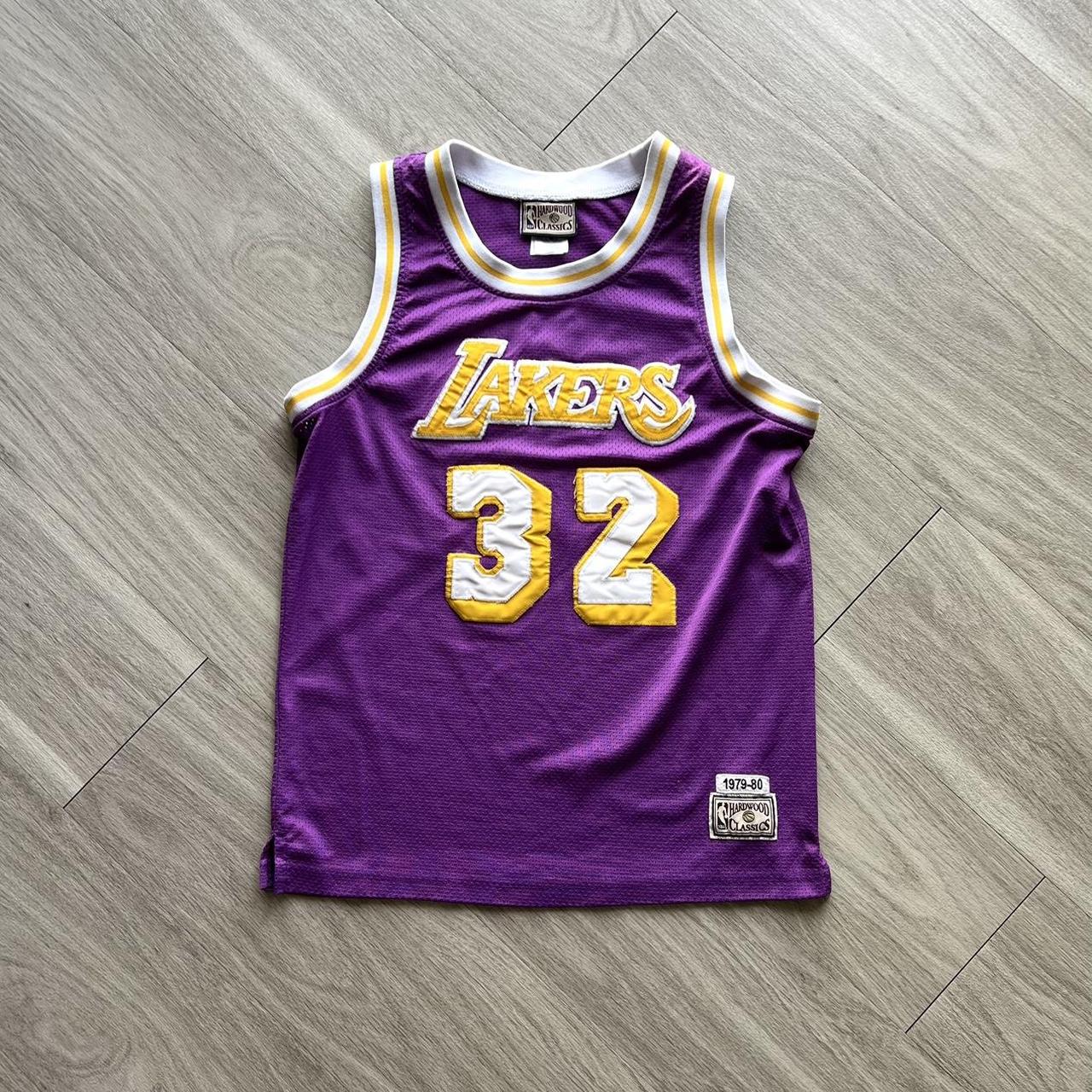 Los Angeles Lakers Magic Johnson Jersey ⭐️ Length:... - Depop