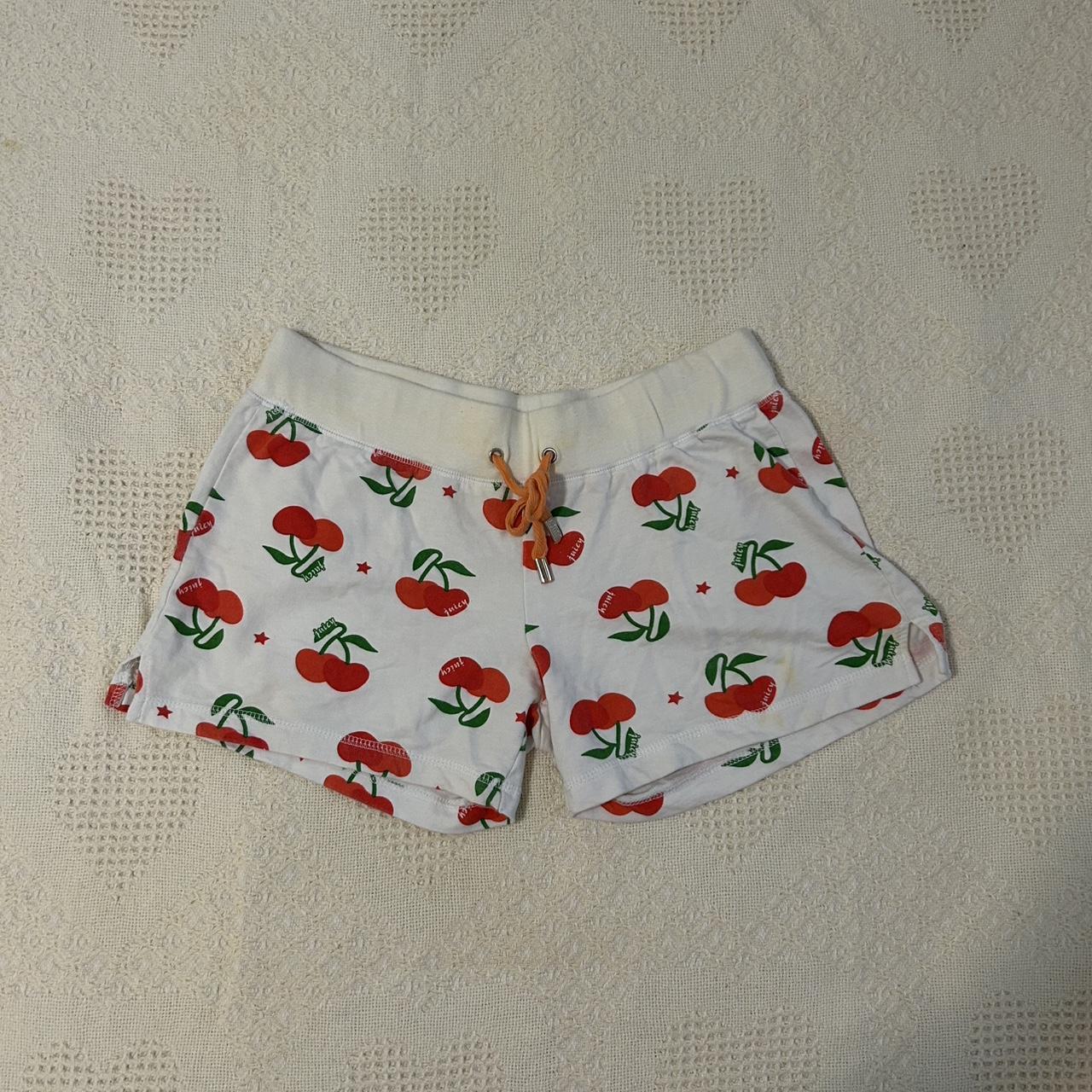 juicy couture cherry mini shorts 🍒 #juicycouture... - Depop
