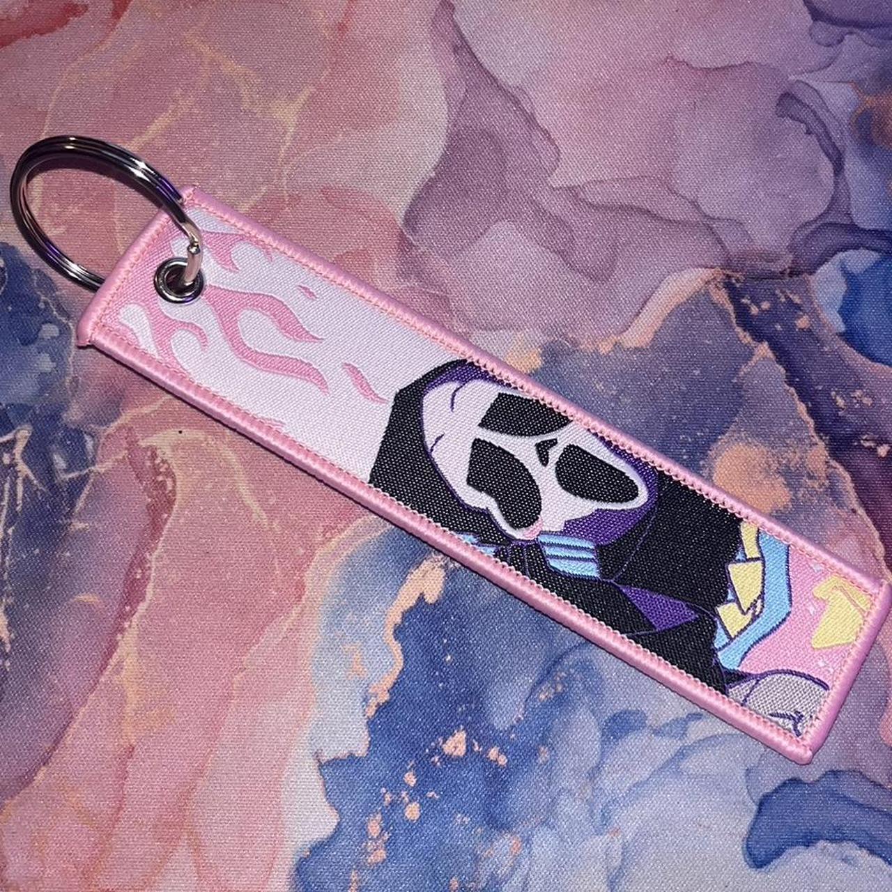 Scream Ghost face Embroidered Double sided... - Depop